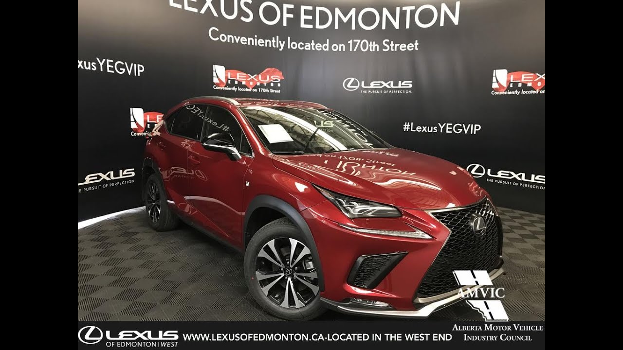 Red 2019 Lexus NX 300 F Sport Series 2 Review - West Edmonton, Alberta ...