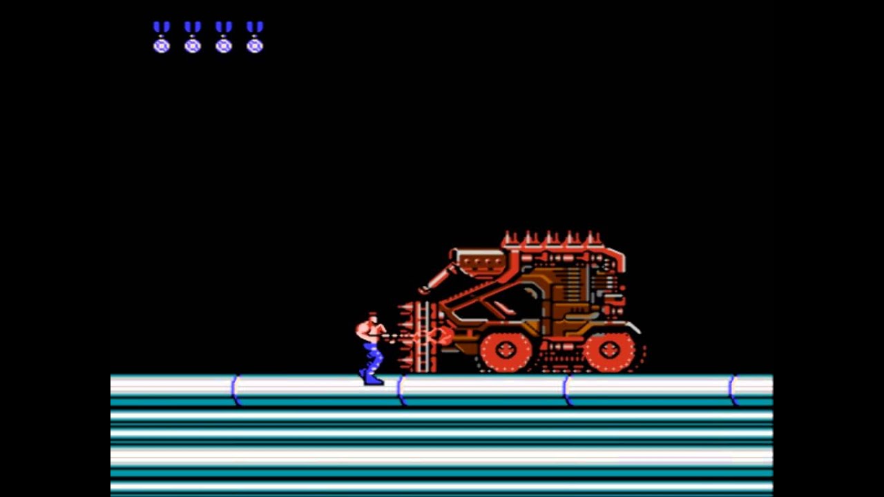 [NES] - Contra Level 5 - YouTube
