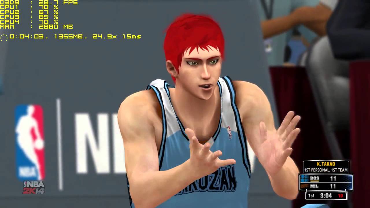 NBA 2k14 AMD APU A8 6410 And Radeon 8500M - YouTube