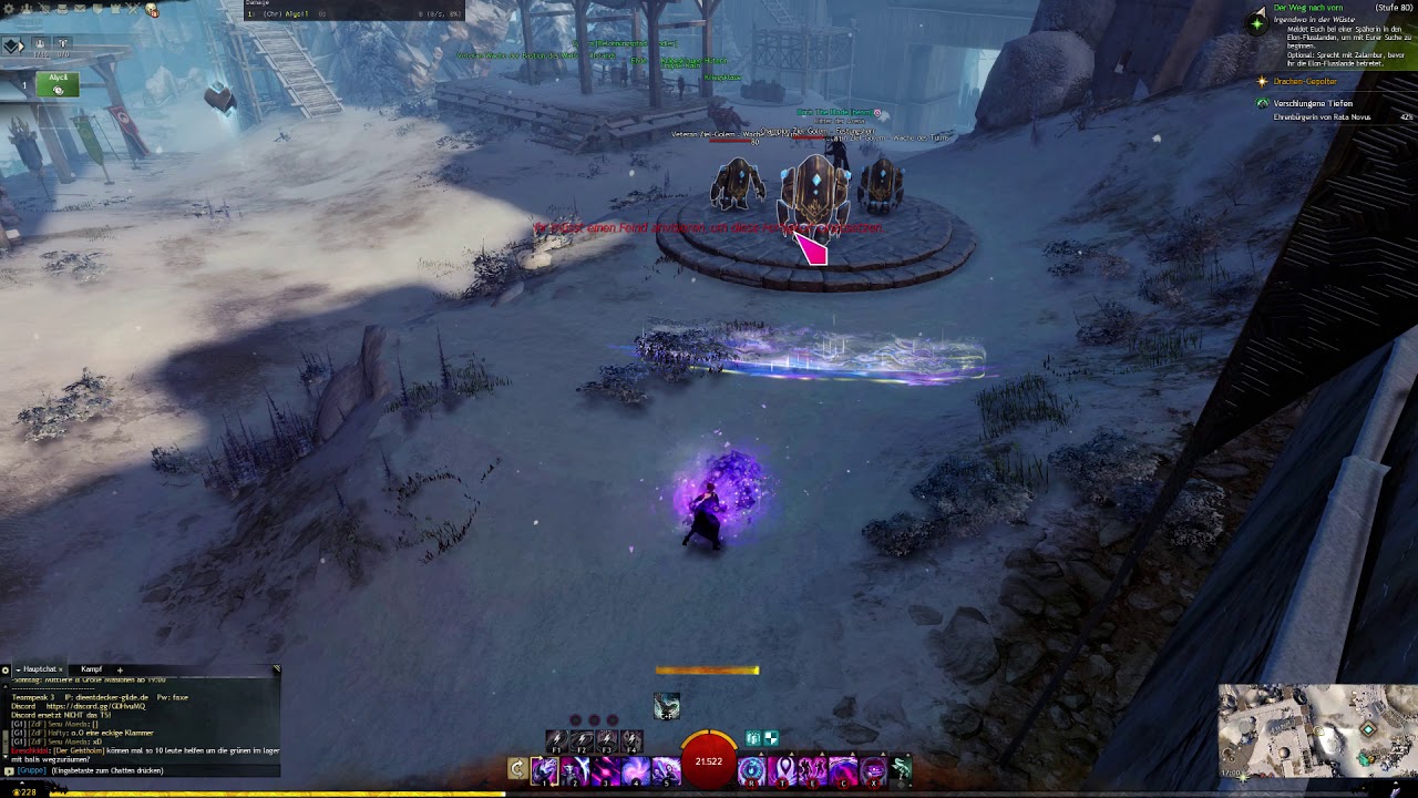 Guild Wars 2 - Mesmer, Pulling golems - YouTube