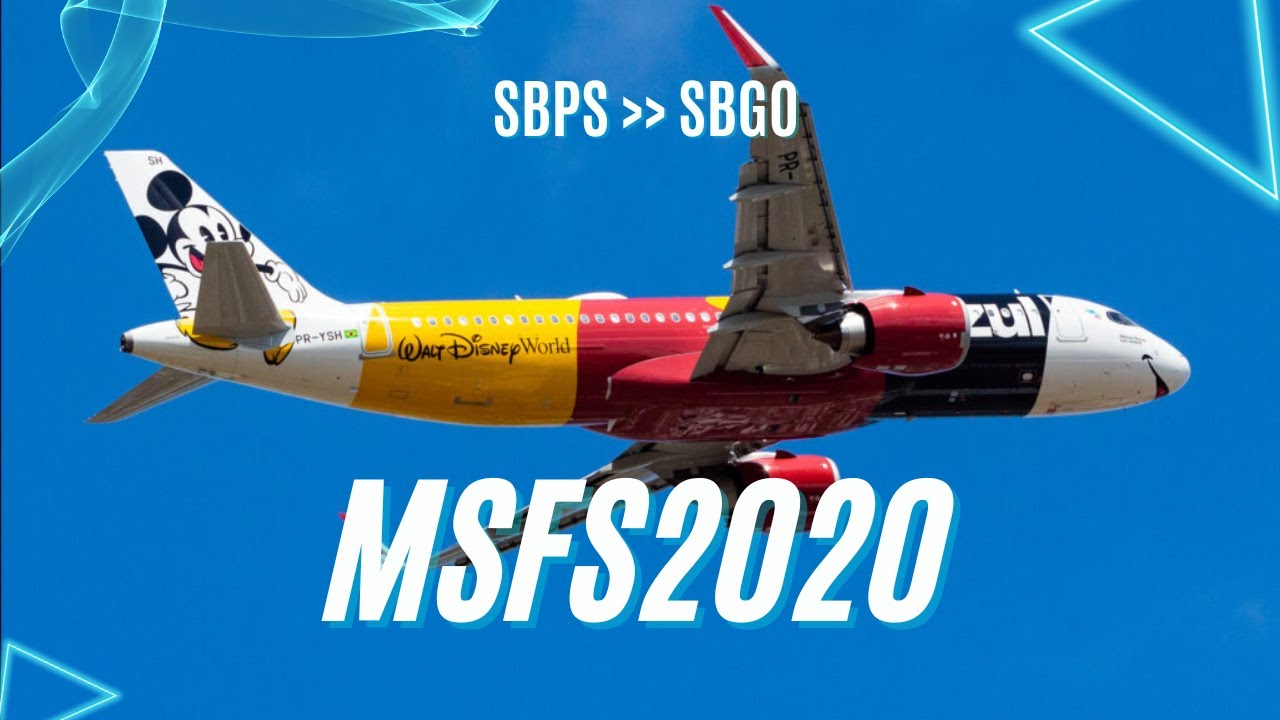 PORTO SEGURO - GOIÂNIA | A320 NEO | AZUL | MICKEY MOUSE NAS NUVENS | PR ...