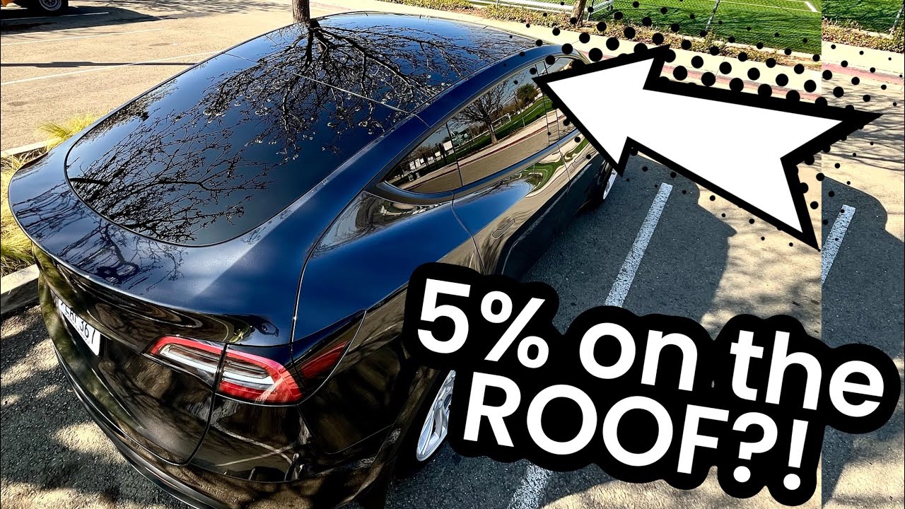 Roof Tinting | How hard can it be?! | Tesla Model Y - YouTube