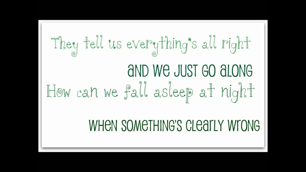 Nickelback When We Stand Together Lyrics ! - YouTube