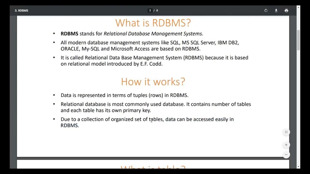 RDBMS, Architecture | Part - 3 - YouTube
