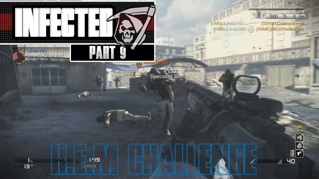 XBOX ONE - Call Of Duty Ghost- "INFECTED" - K.E.M. Challenge EP.9 - YouTube