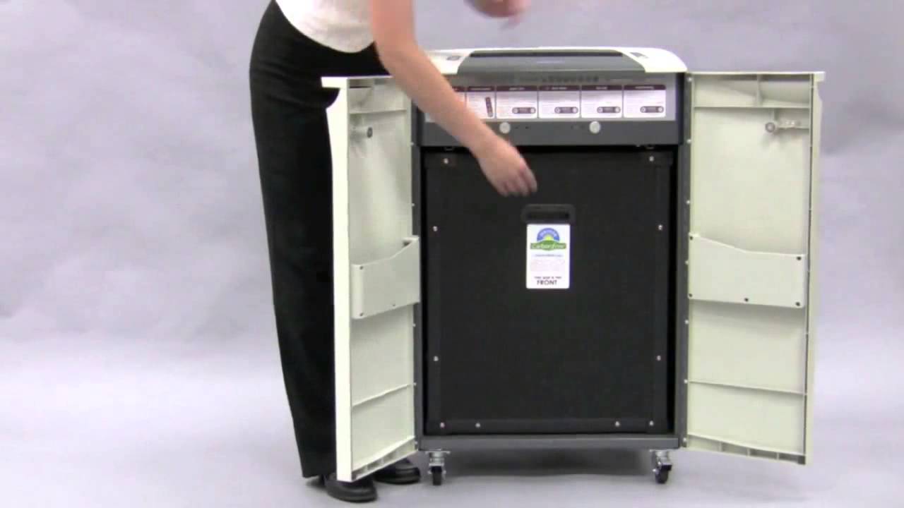 GoECOlife Vortex Series GXC1631TD Cross-Cut Shredder - 16 Sheets - YouTube