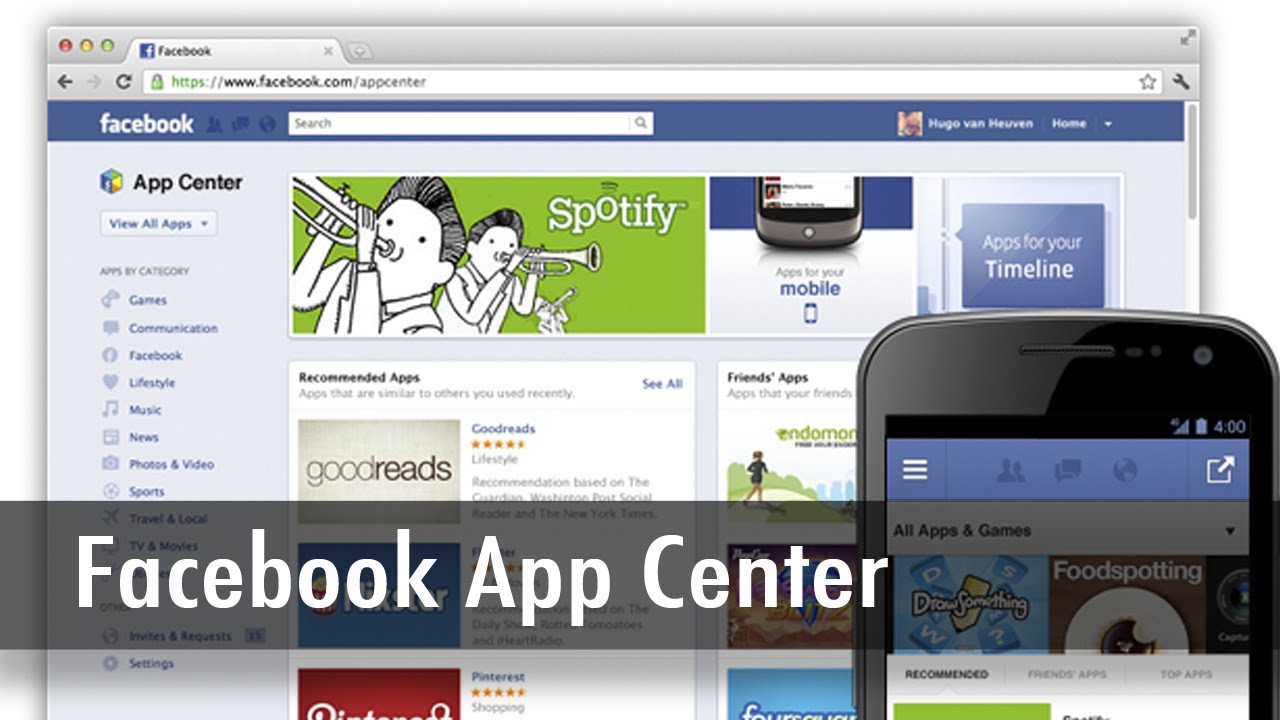 Facebook App Center (demo oficial) - YouTube