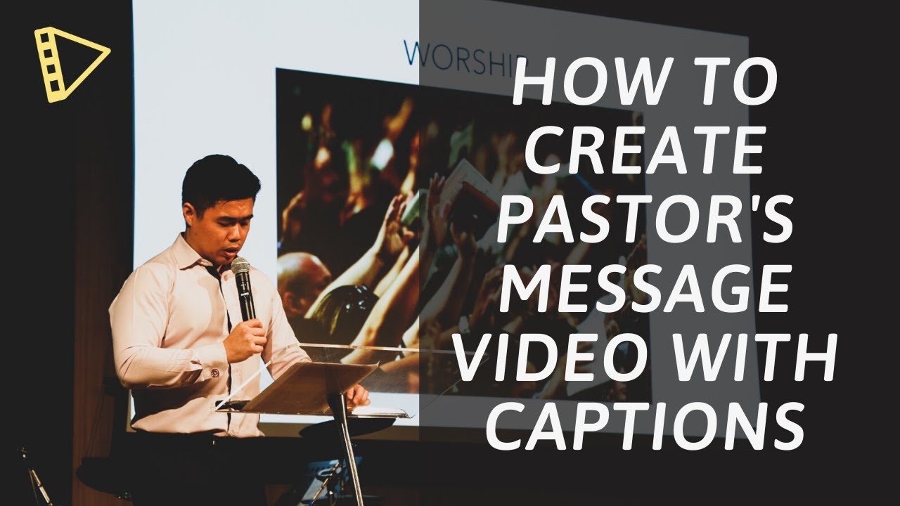How to Create a Pastor's Message Video for your Online Church - YouTube