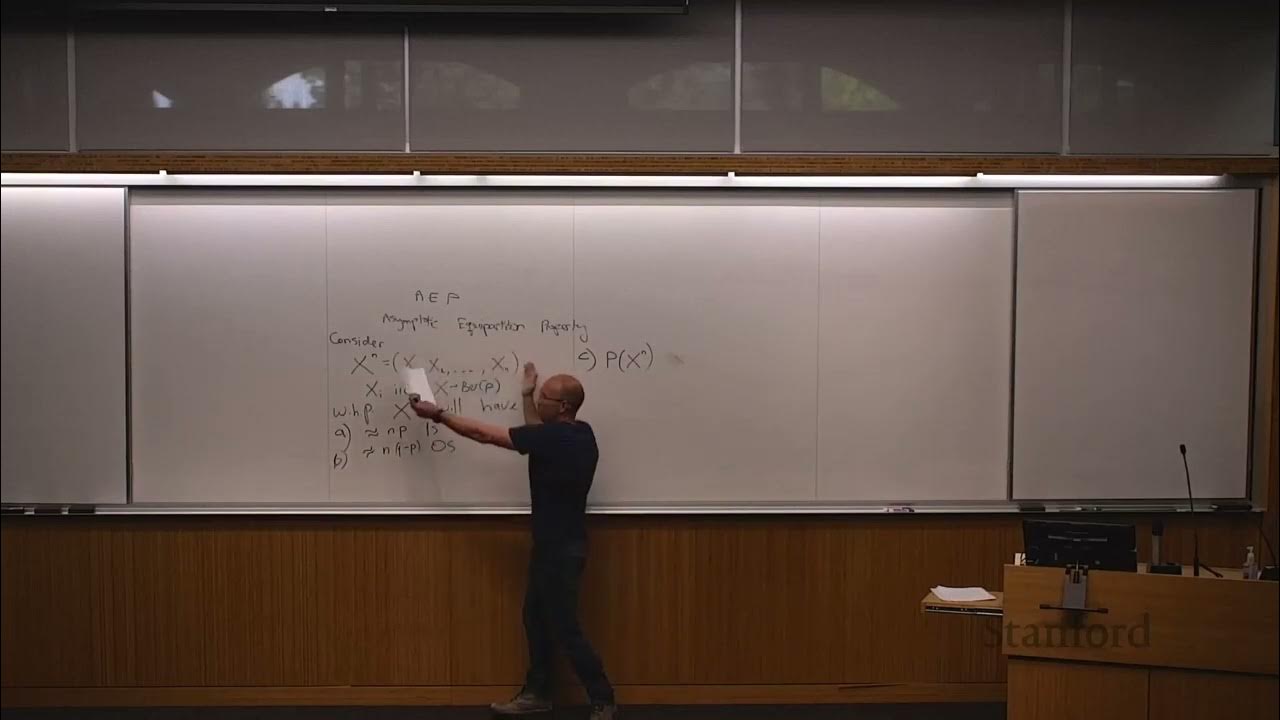 Stanford EE274: Data Compression I 2023 I Lecture 5 - Asymptotic Equipartition Property - YouTube
