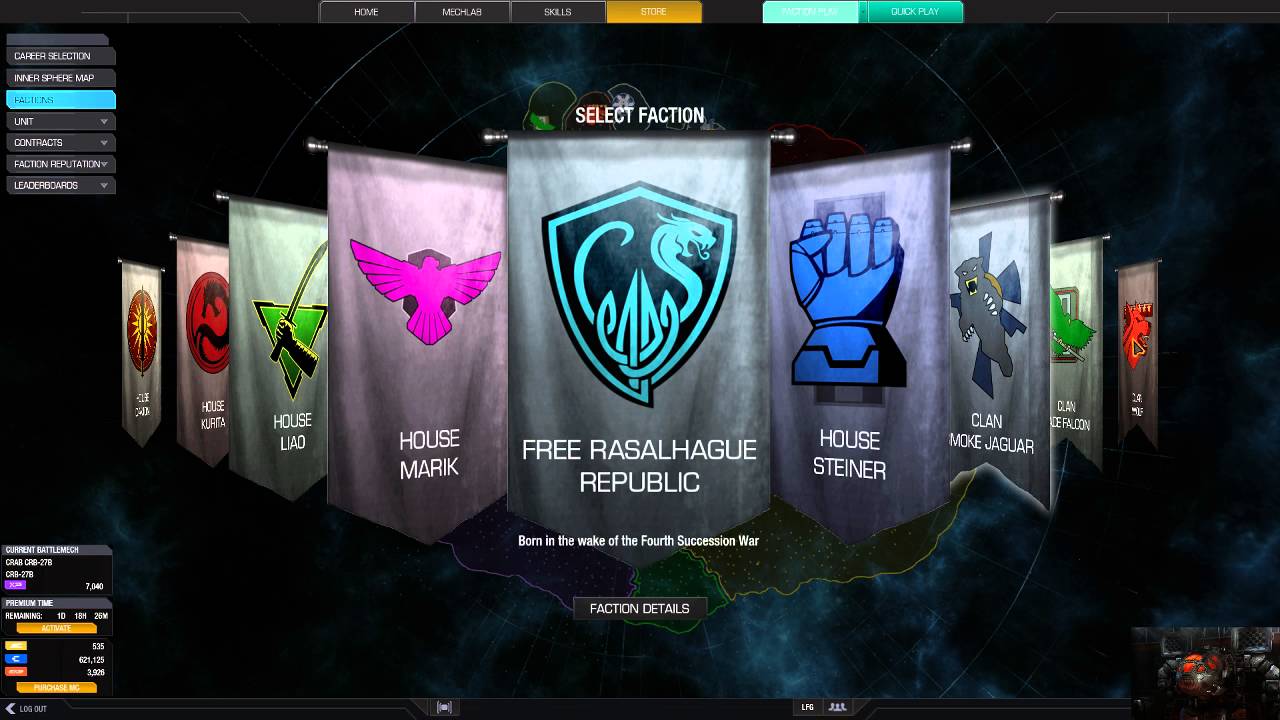 MechWarrior Online: Faction Play Tutorial Part 1 (Phase 3 Career's and ...