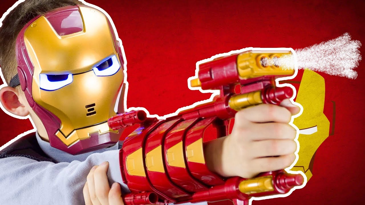 Нёрф железный человек Nerf iron man - YouTube