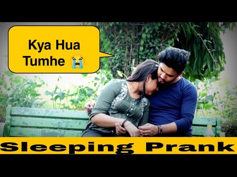 Sleeping Prank On My Boyfriend !! Gone Romantic 😉 !! Simran Manchanda - YouTube