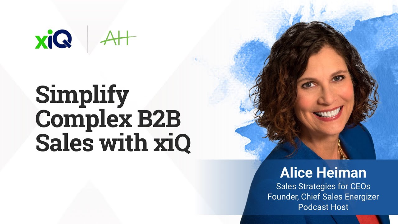 Simplify Complex B2B Sales with xiQ - YouTube