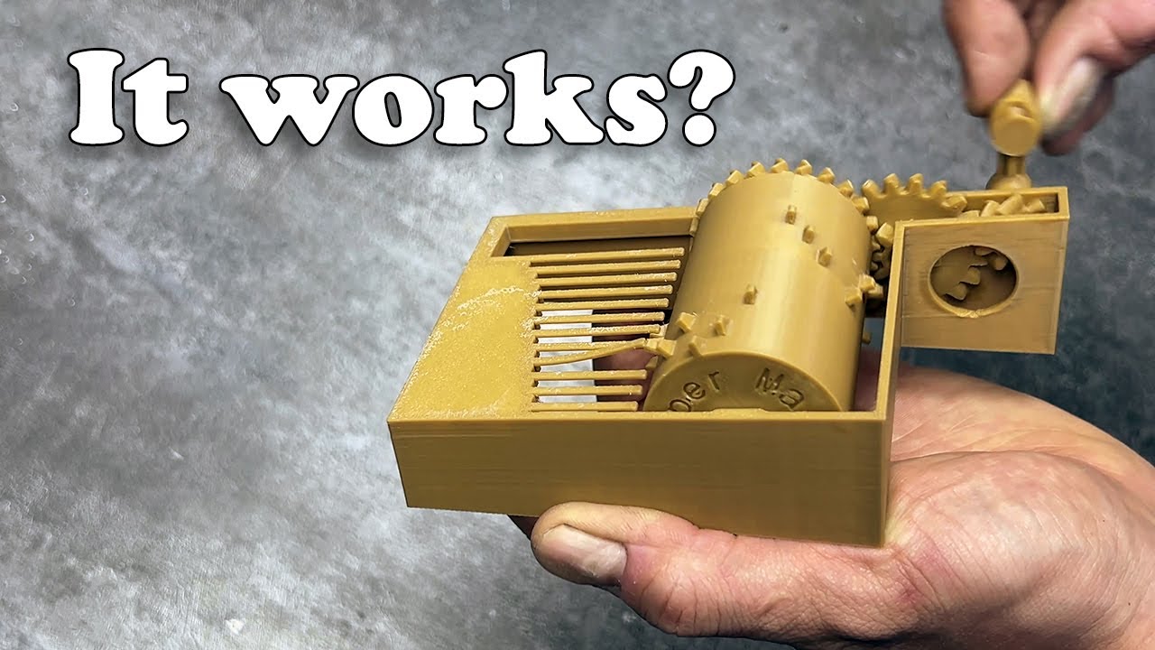 3D printed Super Mario music - YouTube