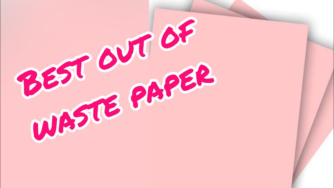 Best out of Waste Paper || Pencil/Pen Holder with Paper || Simple Paper ...
