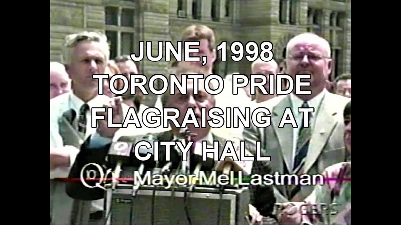 June, 1998 - Toronto Pride Flagraising at City Hall. From Roger's 10 ...
