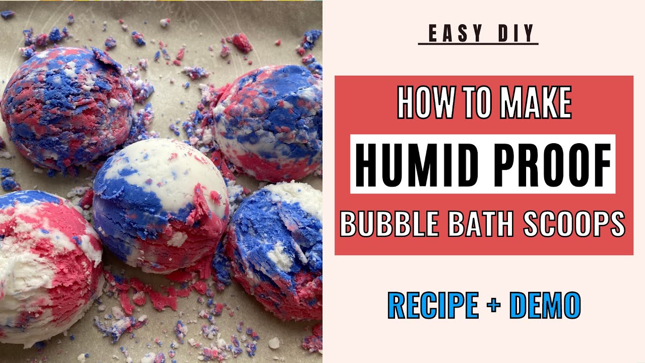 DIY Humid Proof Bubble Bath Scoops - YouTube
