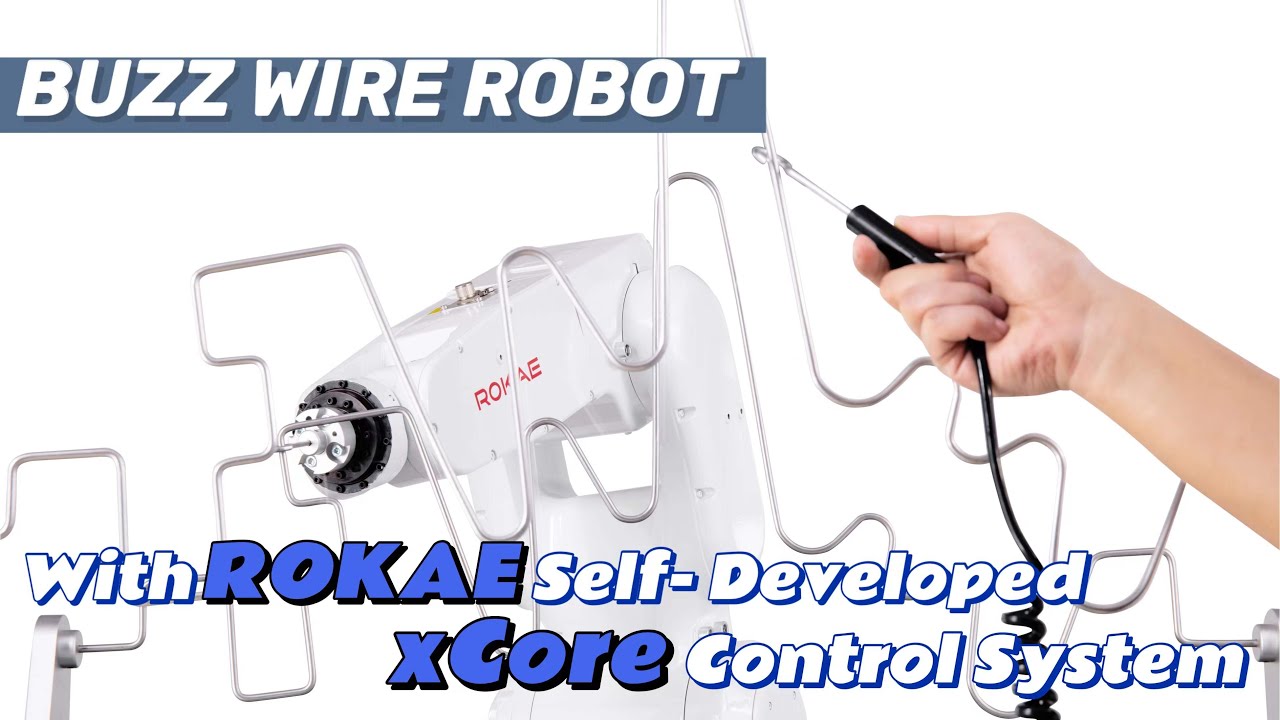 ROKAE Buzz Wire Robot with Self-Developed xCore Control System - YouTube
