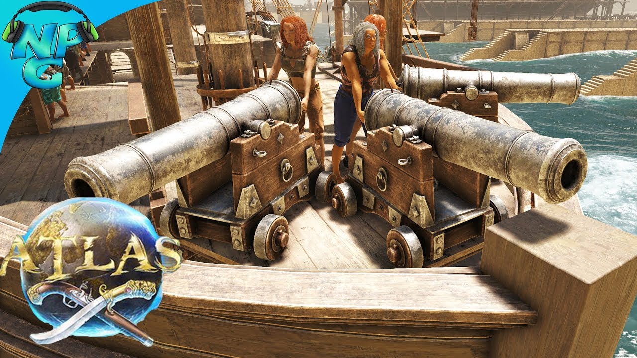 ATLAS - Base Raiding Madness in ATLAS - Galleon Cannon Volley vs a ...