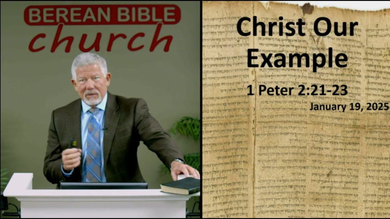 Christ our Example (1 Peter 2:21-23) - YouTube