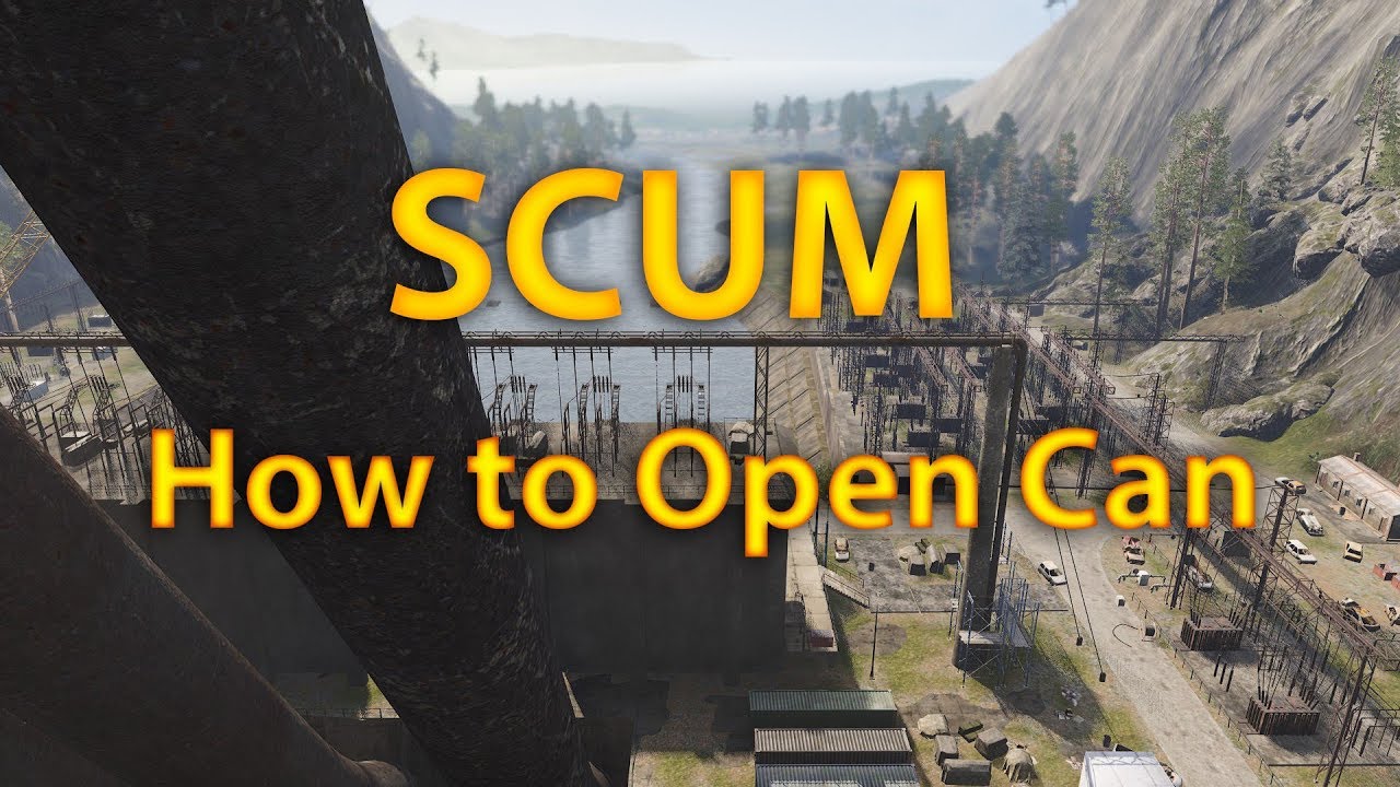 SCUM how to open can - YouTube