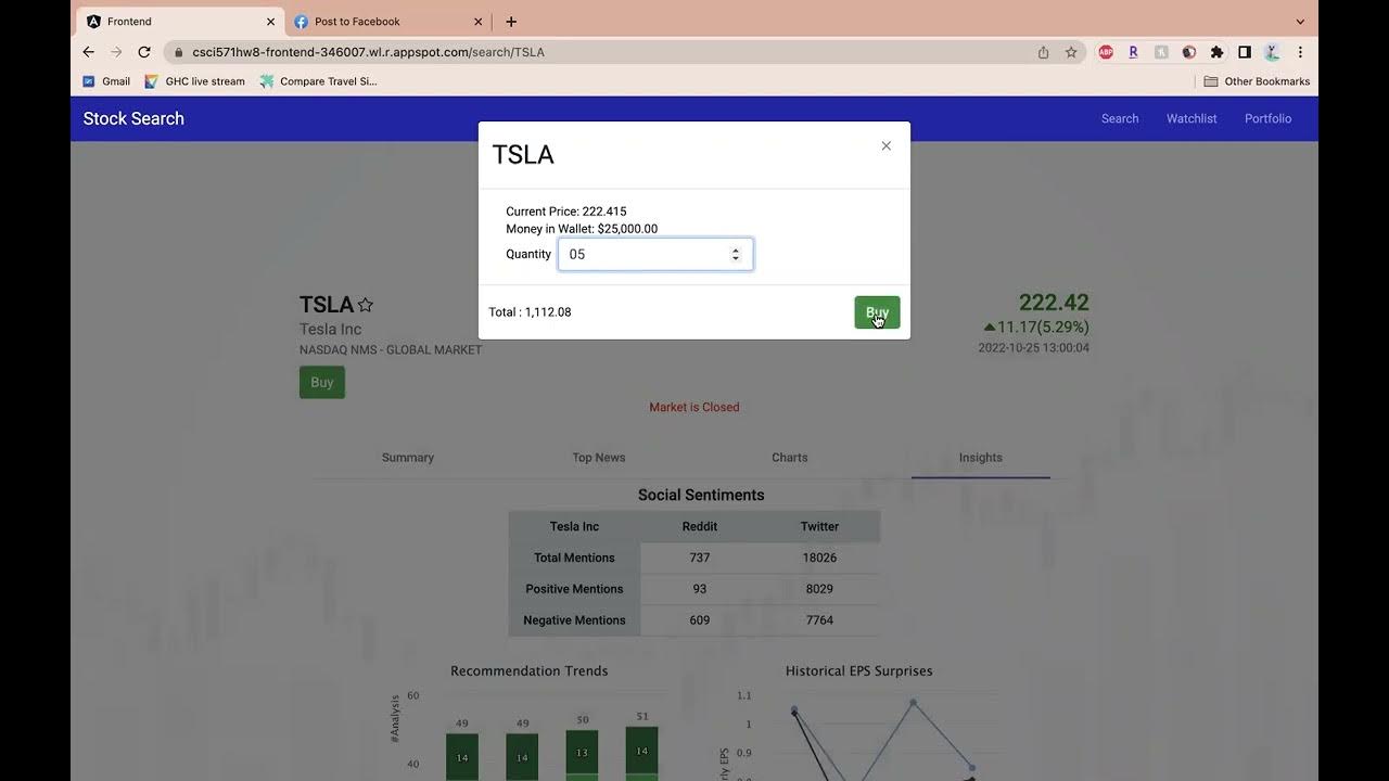 Stock App : Angular|nodeJS - YouTube