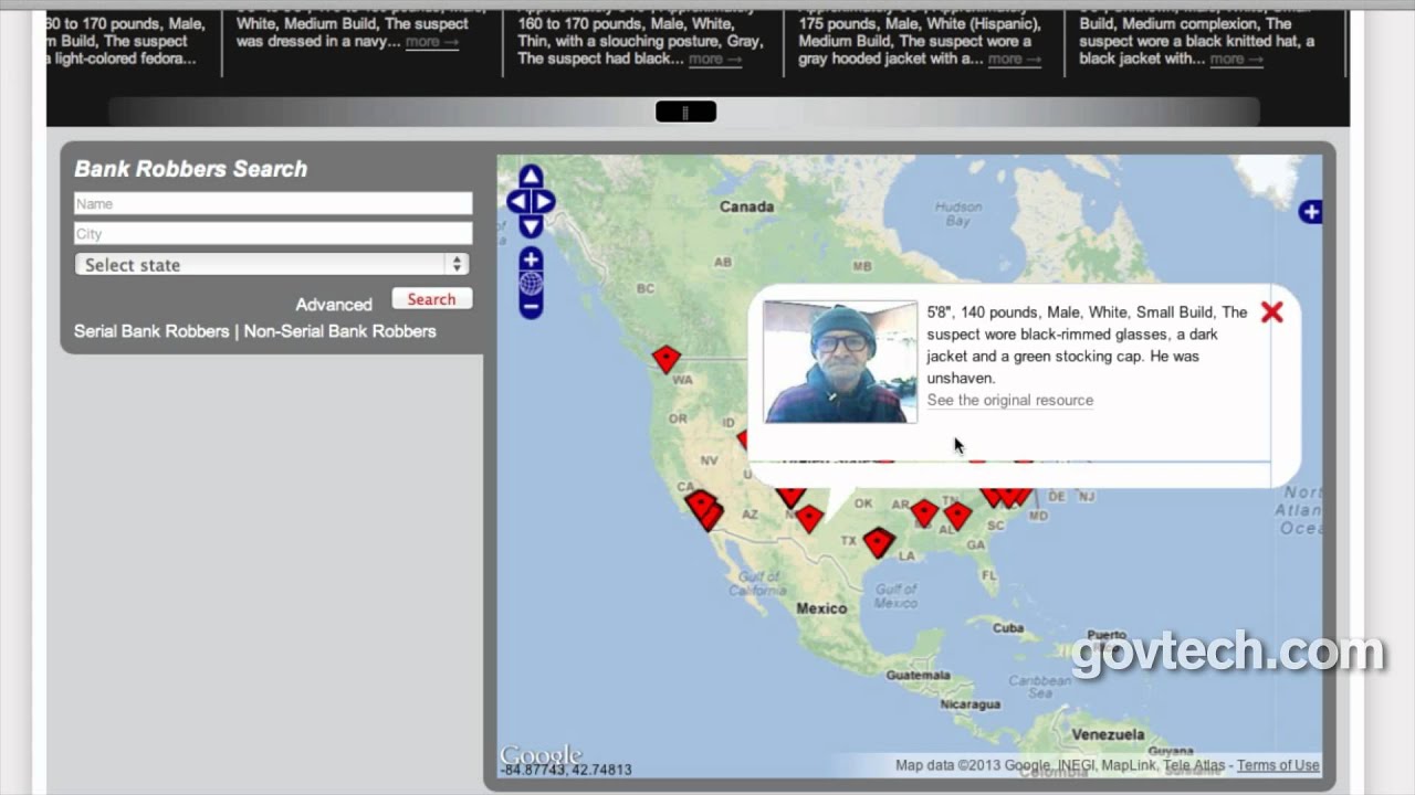 FBI Website Targets Bank Robbers - YouTube