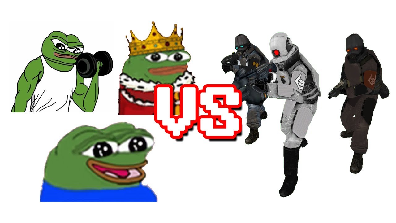 GMOD - PePe Nextbot VS Half-Life 2 Combine Soldiers - YouTube
