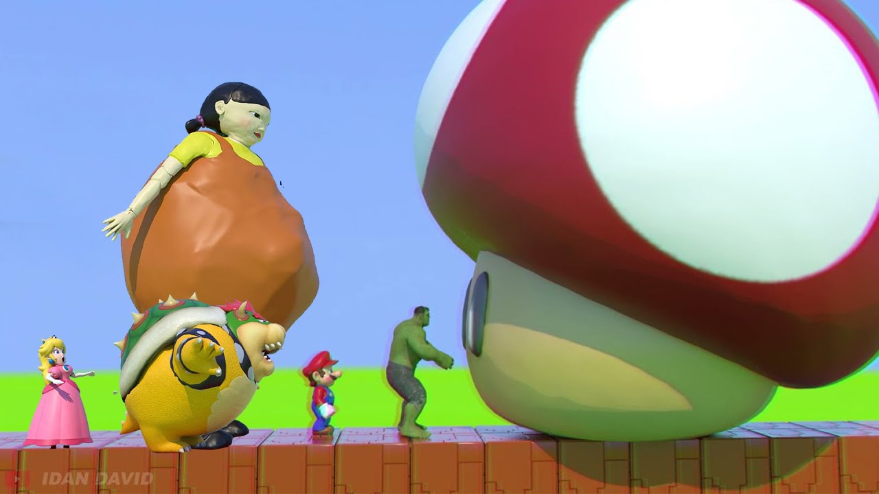 Everybody Ate a Weird Mushroom! Wait to see what happen...With Hulk ...