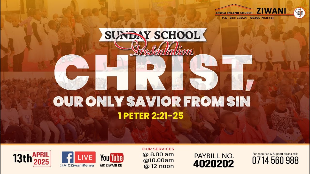Christ our only savior from sin. ( Sunday school presentations ) 13/04 ...