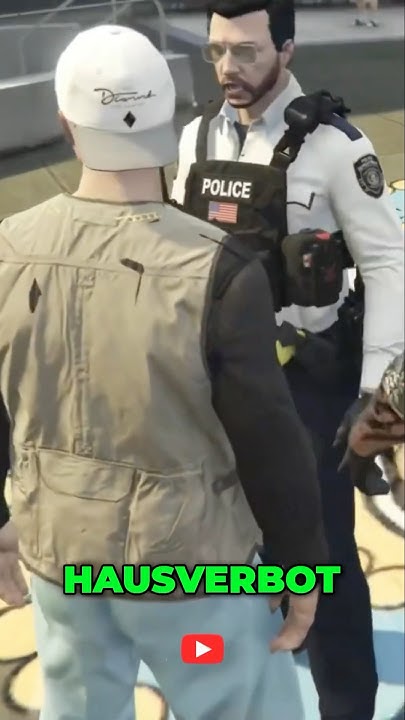 Der Cop ist so sauer, er gibt mir Hausverbot und schreit rum! 😤🚓 #shortvideo #shortsvideo #gtarp ...