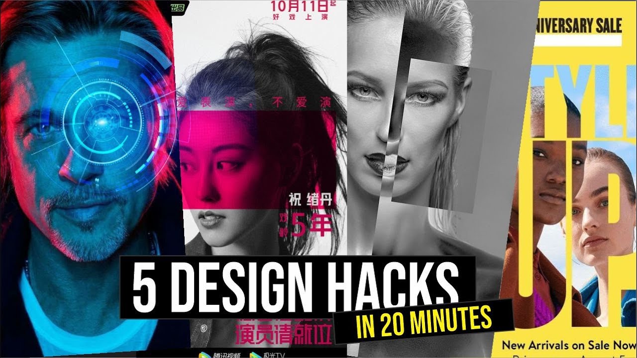 5 Genius Design Hacks in 10 Minutes! 💥 Coreldraw With Ahsan Sabri - YouTube