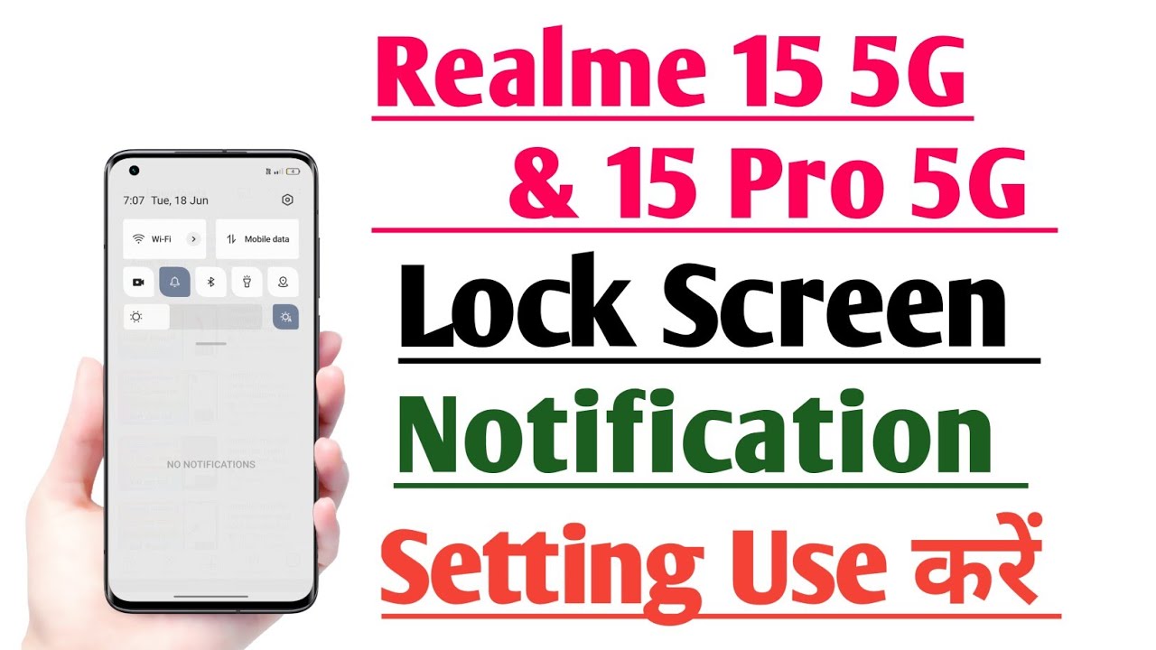 Realme 15 5G & 15 Pro 5G How to Use Lock Screen Notification Settings ...