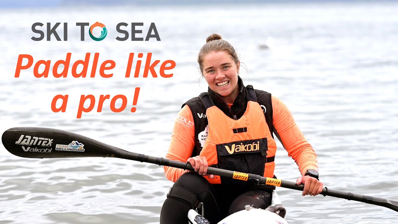 World Champ Ana Swetish on Paddling in The Ski to Sea Relay Race - YouTube