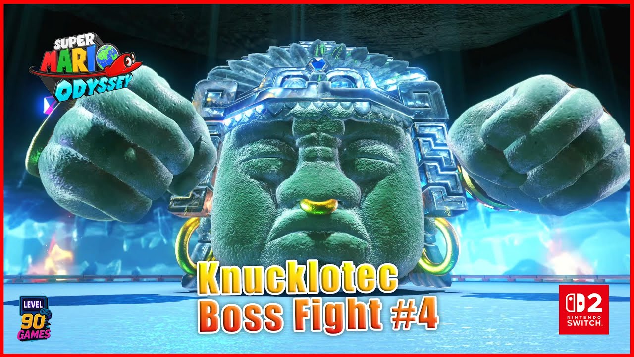 Super Mario Odyssey – Batalha contra Knucklotec #4 - YouTube