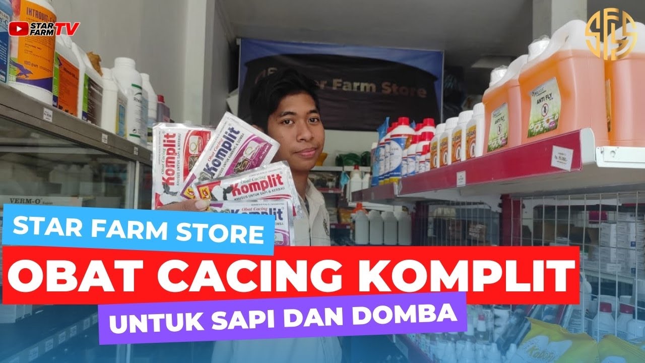 OBAT CACING KOMPLIT BUBUK | STAR FARM STORE - YouTube