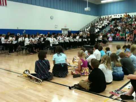 Minooka Intermediate School Band spring concert 2010 - YouTube