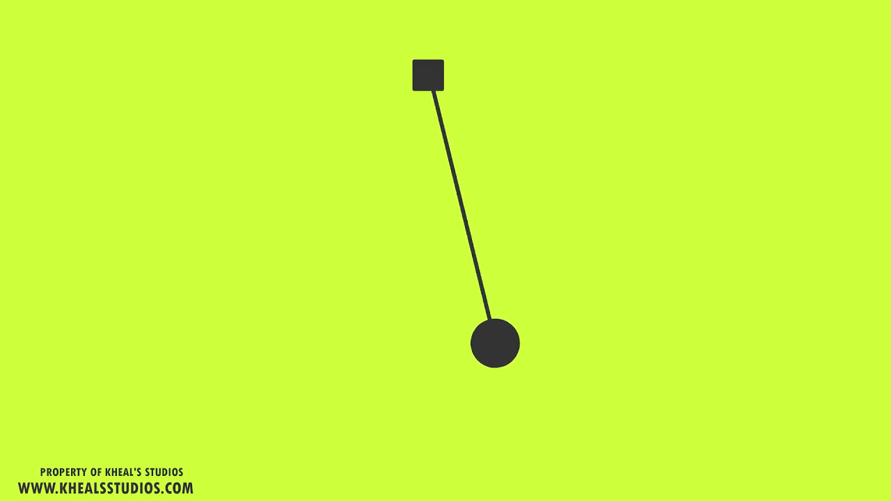 Pendulum swing animation by Mikheal Deans - YouTube
