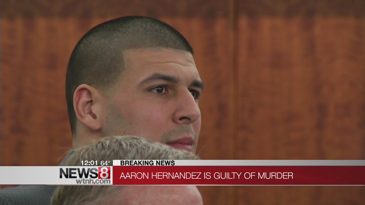Aaron Hernandez convicted of murder, sentenced to life in prison - YouTube