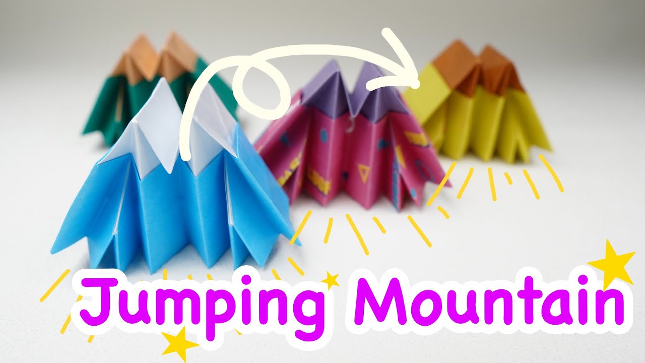 DIY Origami Toy: How to Make a Jumping Mountain for Endless ...