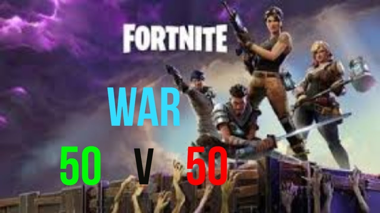 The All New 50V50 Mode I Fortnite: Battle Royale - YouTube