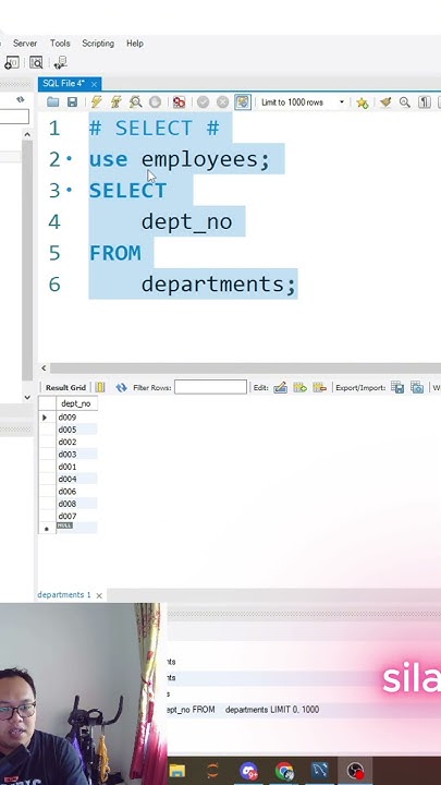 Tutorial MySQL Workbench: Menggunakan SELECT FROM dengan Mudah! 📑💡 #DatabaseLearning - YouTube