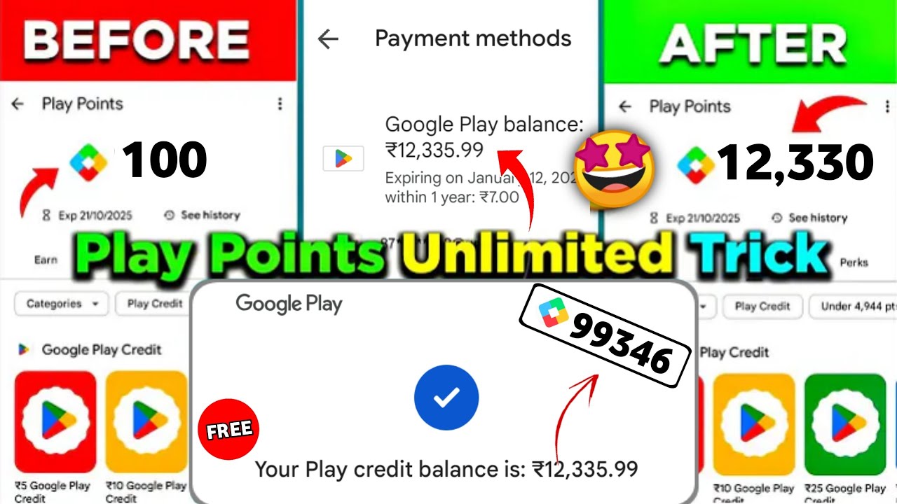 Google Play Points Earn Trick | How To Earn Google Play Points | Google Play Point Kaise Kamaye ...