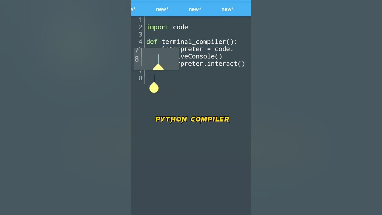 Make your own python compiler 🐍| python #shorts #programming #python #coding - YouTube