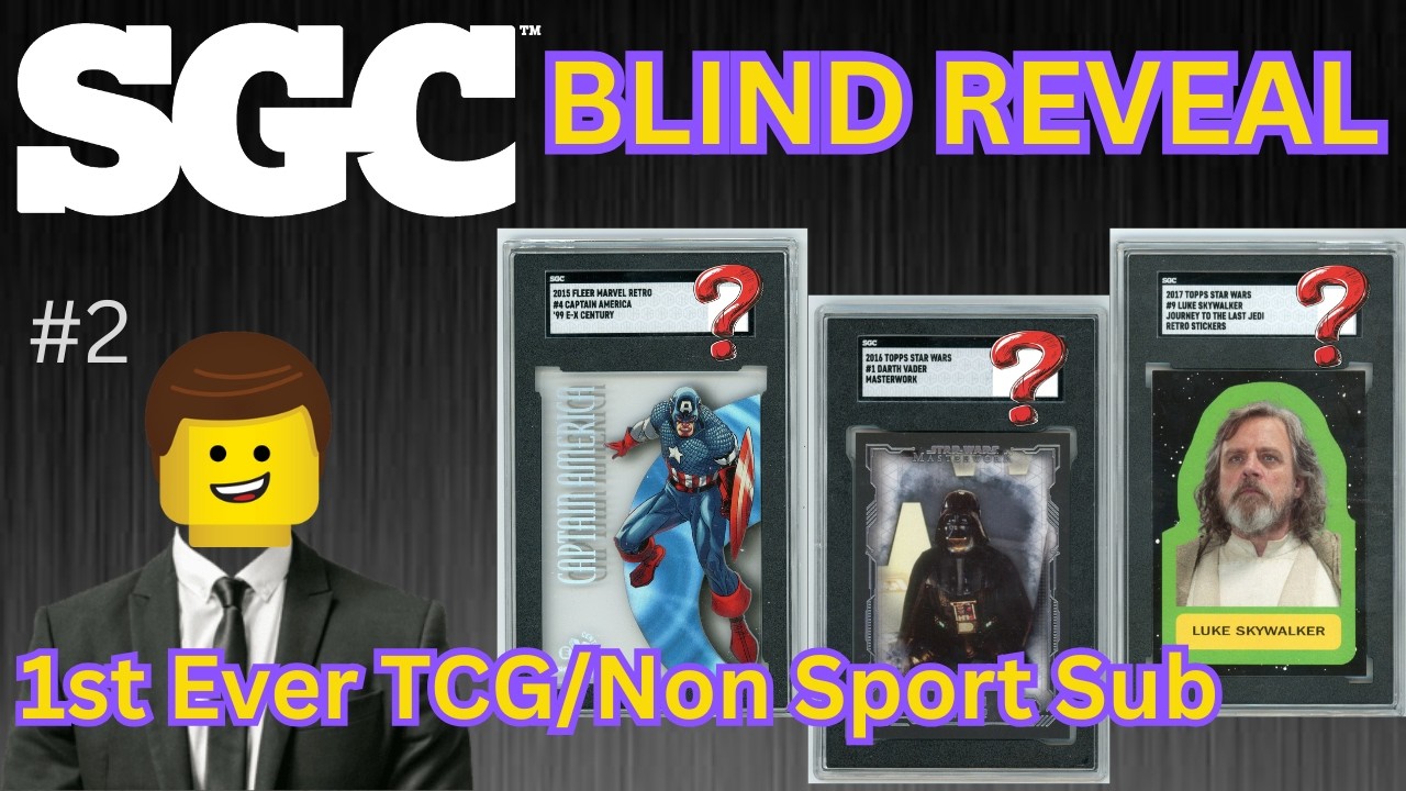 Blind SGC Reveal + Pre grade First Ever TCG Non Sports Sub - YouTube