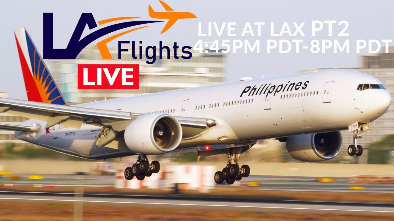 [LA FLIGHTS] 🔴LIVE AT LAX PT2 - YouTube