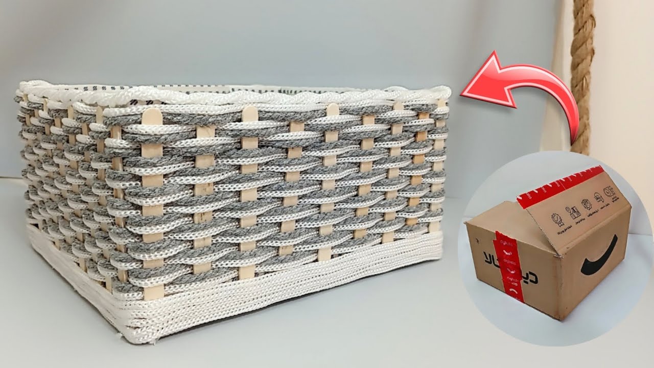 DIY Rope Organizer/ Cord Crafts Make it with your own hands - YouTube