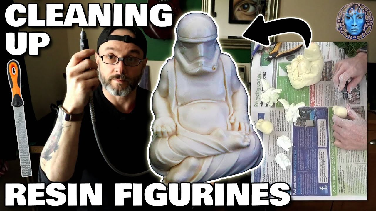 Cleaning Up & Preparing RESIN CASTED FIGURINES Ready For Painting - YouTube