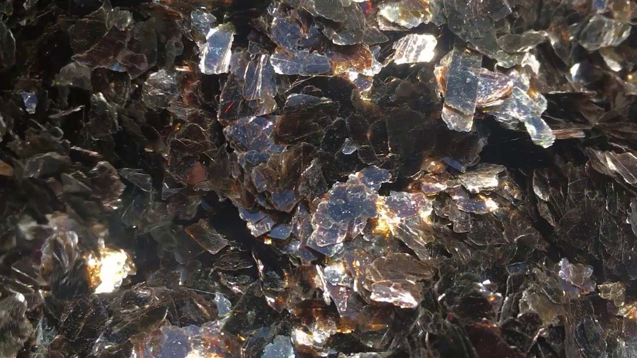 Black Mica Flakes - YouTube