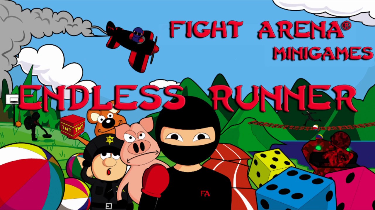 Fight Arena Minigames EndLess Runner gameplay - YouTube